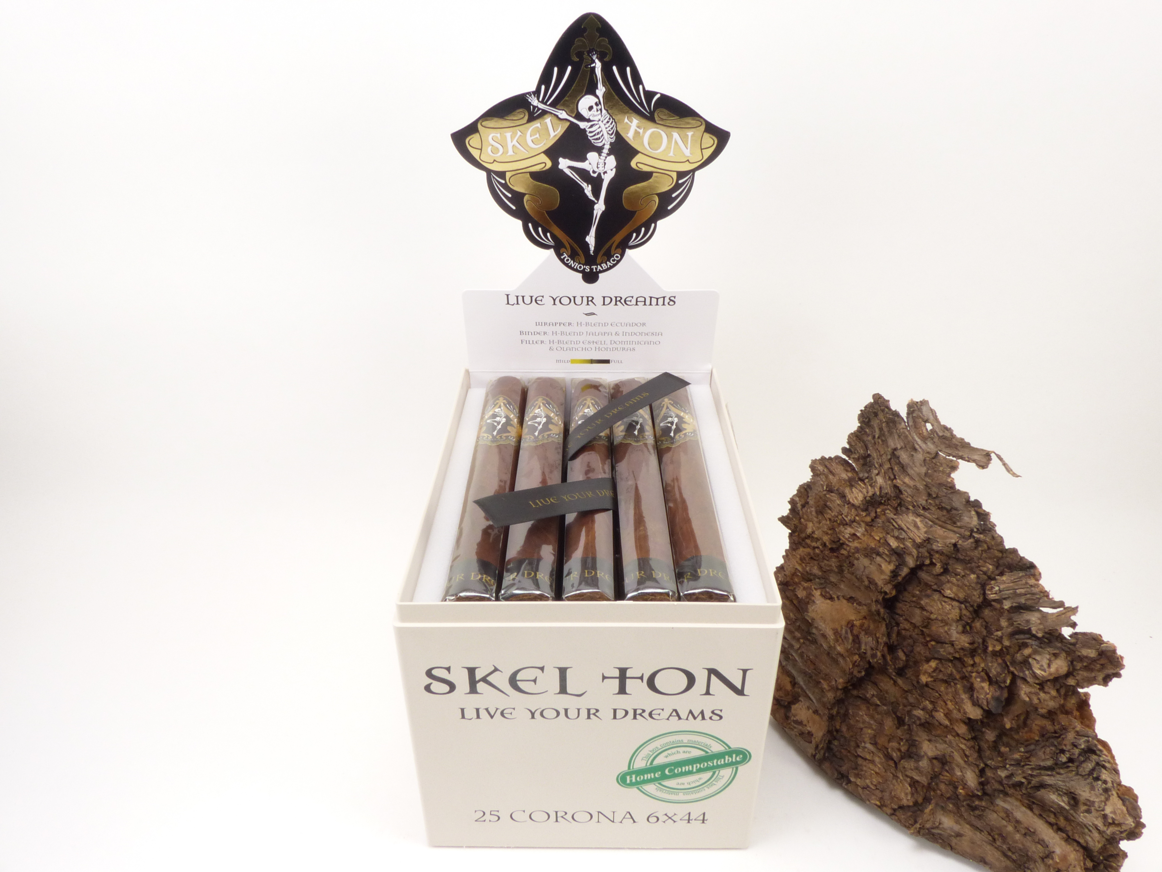 Skel Ton Live Your Dreams Zigarren | Corona 25er Kiste | Pfeifen Shop ...
