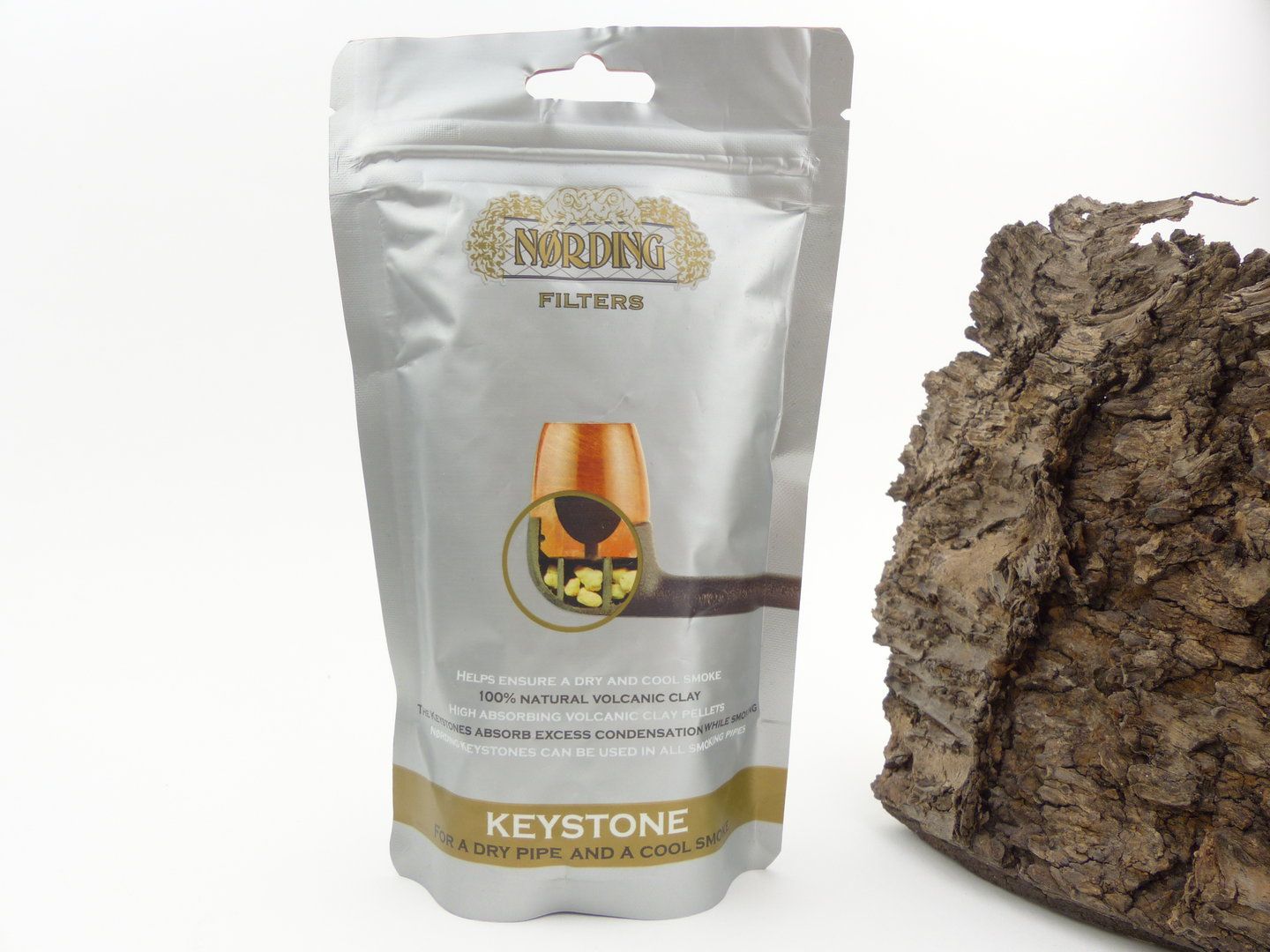 Nørding Keystone Filter Stone Bag 100g | Pfeifen Shop Online