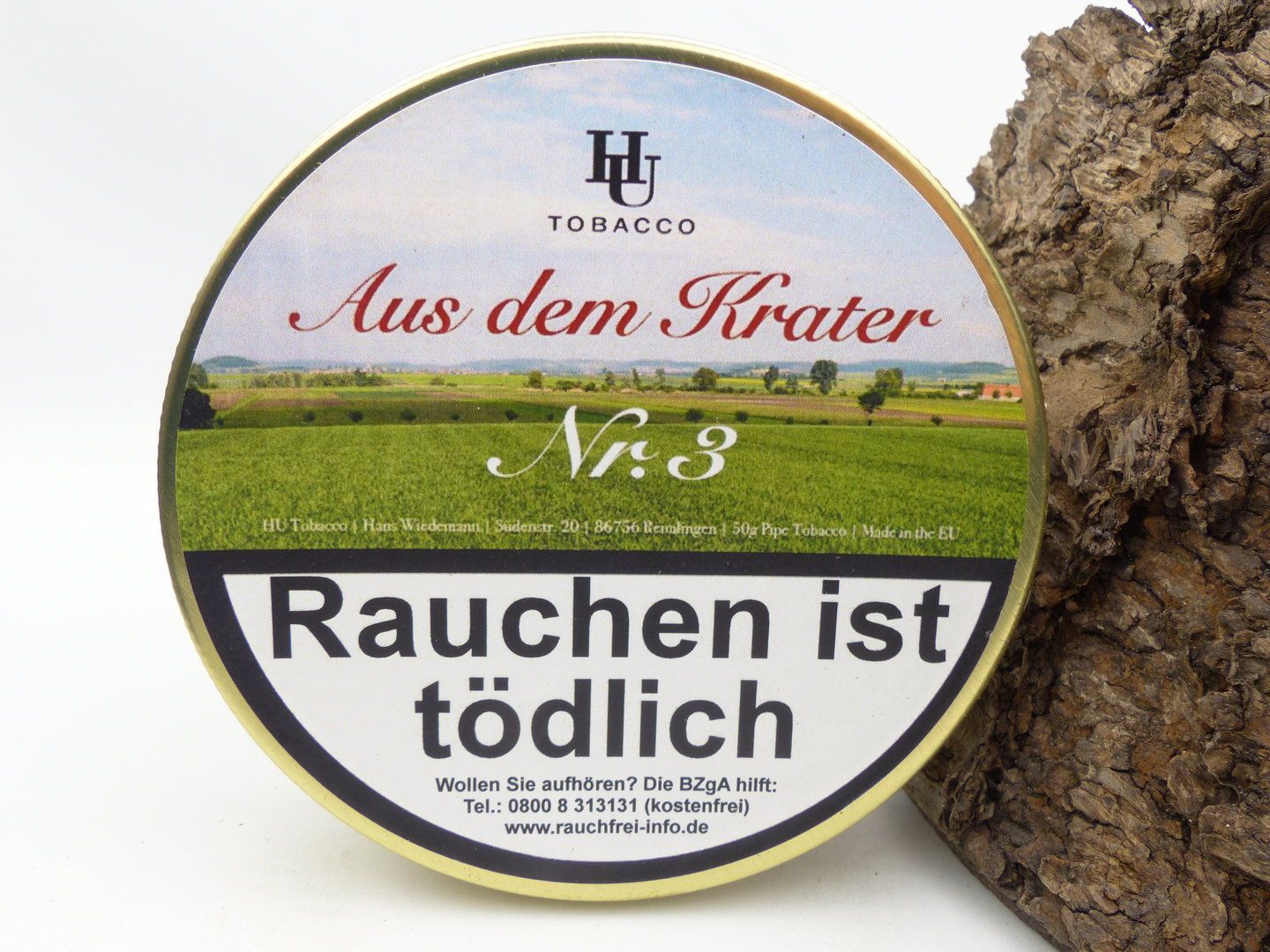 HU Tobacco Aus dem Krater Nr. 3 50g | Pfeifen Shop Online